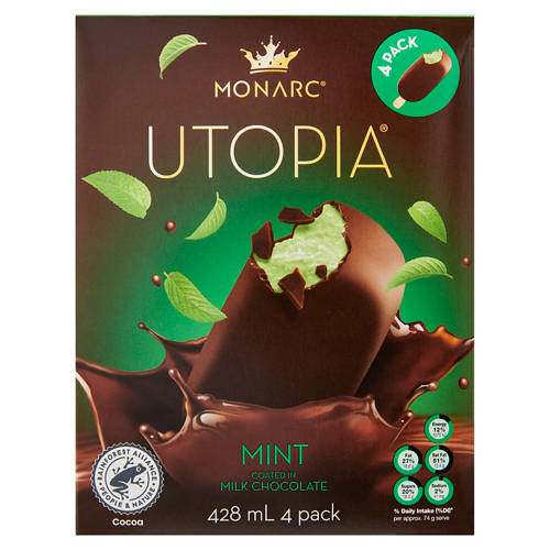 Utopia Mint 4 Pack 428ml